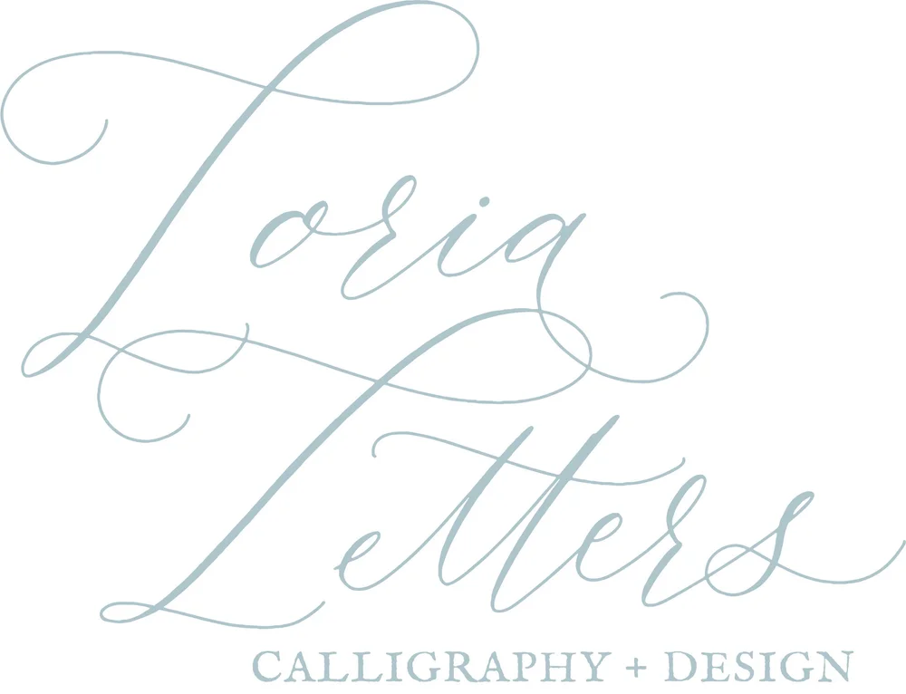Loria Letters Calligraphy + Design for Weddings and Events in Rochester ...