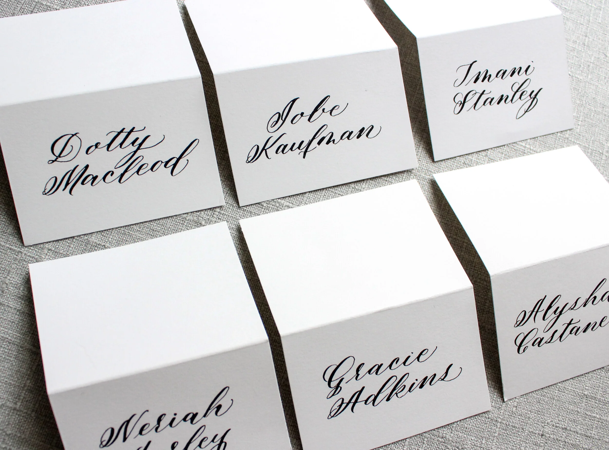 Day-Of Details — Loria Letters Calligraphy + Design for Weddings and ...