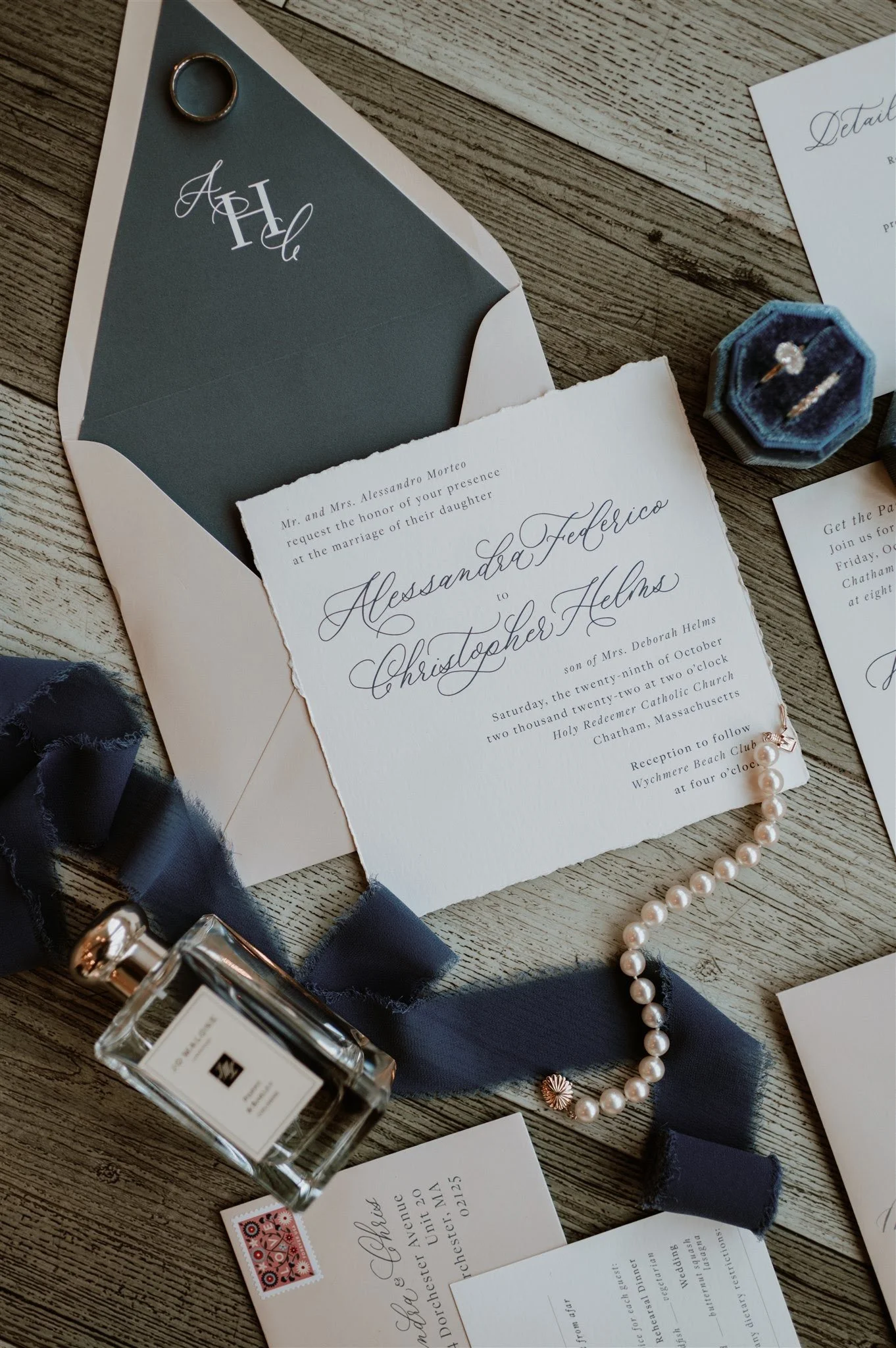 Custom Invitations — Loria Letters Calligraphy + Design for Weddings ...