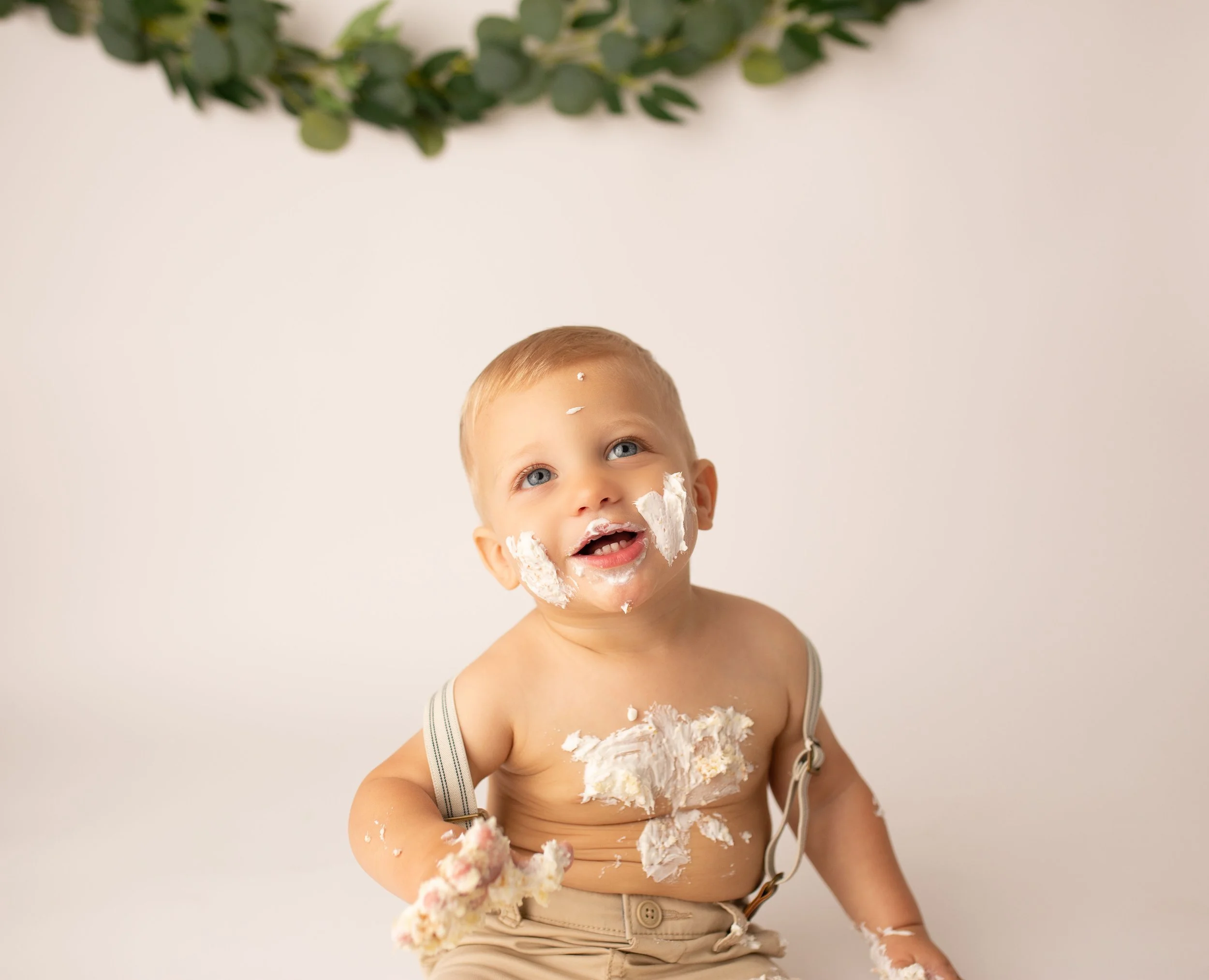 Cake Smash/Milestone — Taylor Heim Photography Fayetteville NC photographer