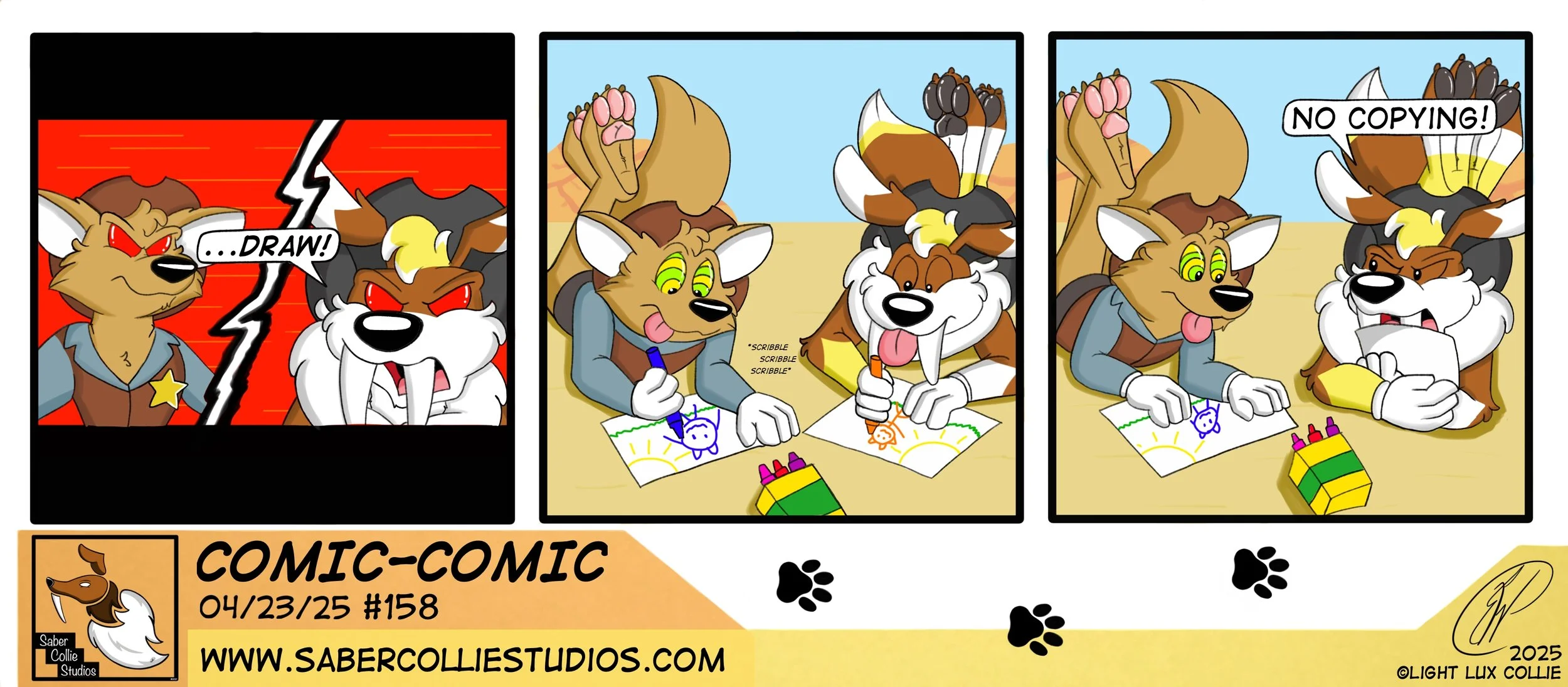 Comic-Comic #158 (4/23/25) — Saber Collie Studios