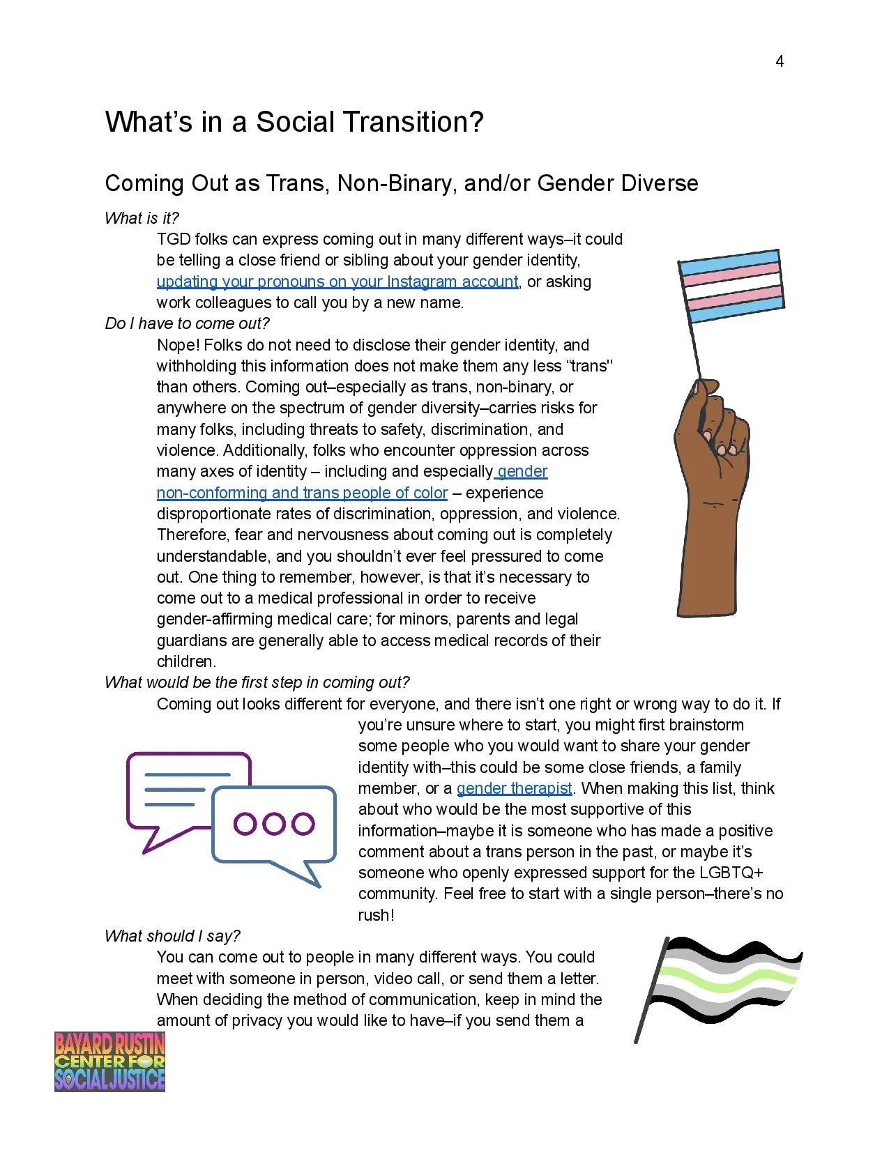 Trans Healthcare Roadmap — Bayard Rustin Center for Social Justice ...