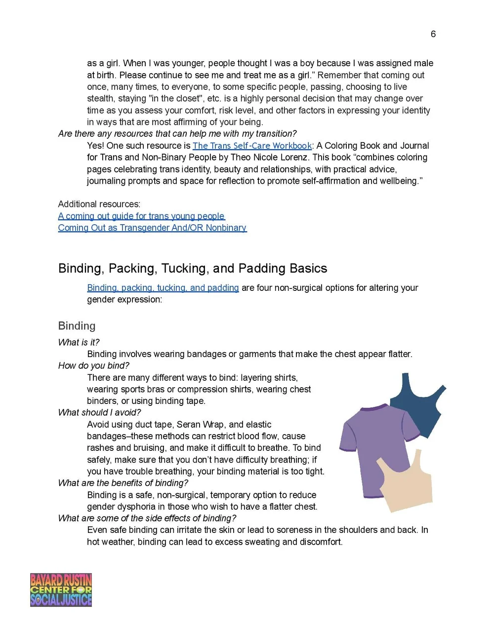 Trans Healthcare Roadmap — Bayard Rustin Center for Social Justice ...