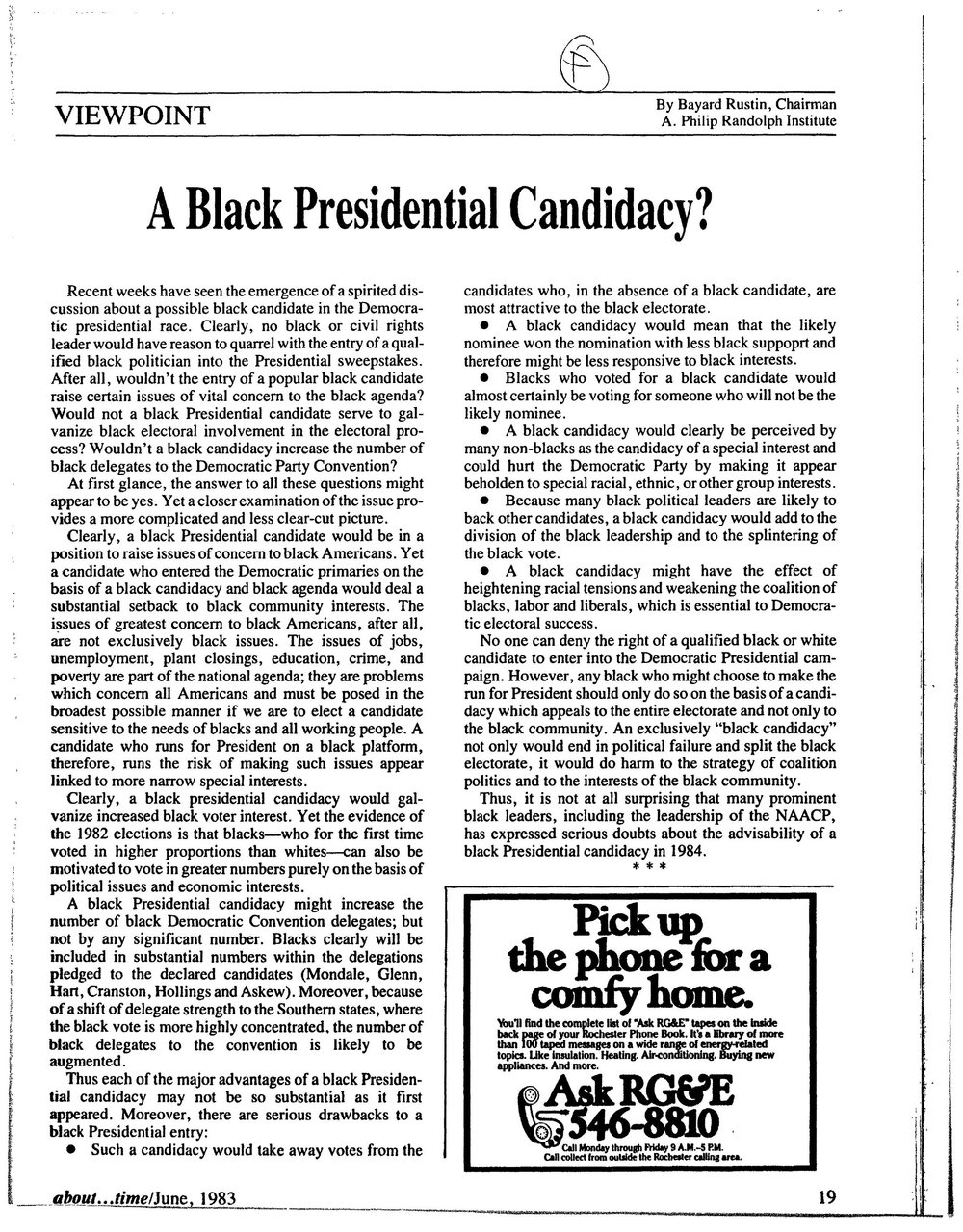 Rustin’s Case Against a Race-Specific Campaign — Bayard Rustin Center ...