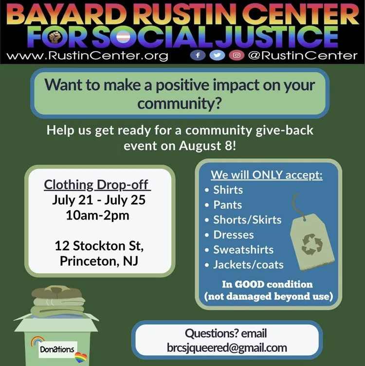 HAPPENINGS @ BRCSJ HQ & BEYOND! — Bayard Rustin Center for Social ...