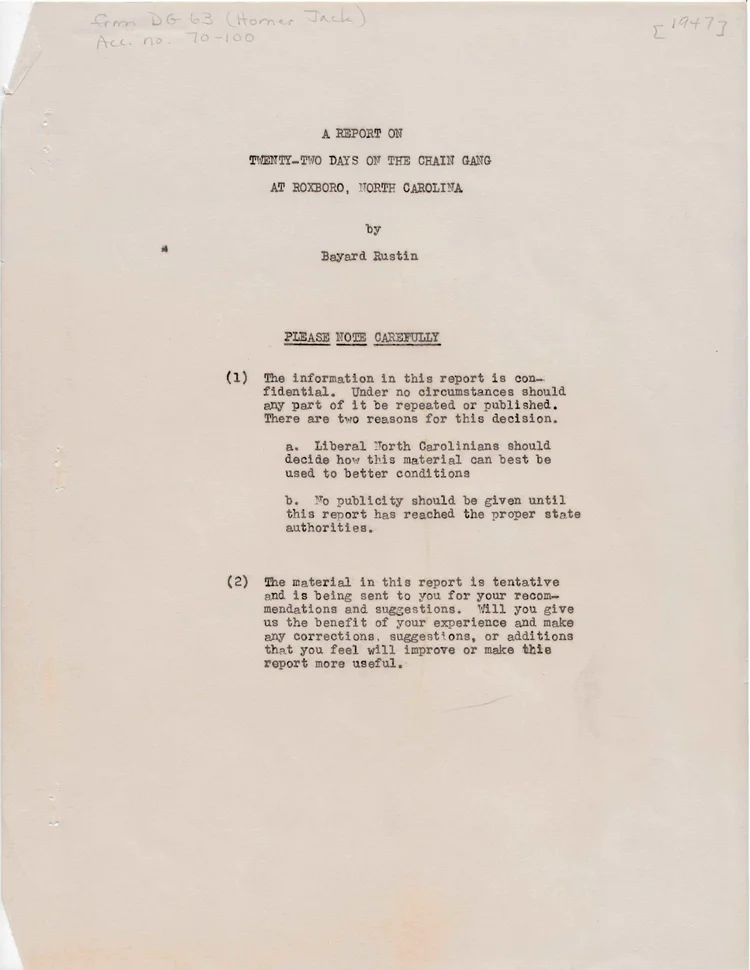 Bayard Rustin Queer History Archive — Bayard Rustin Center for Social ...