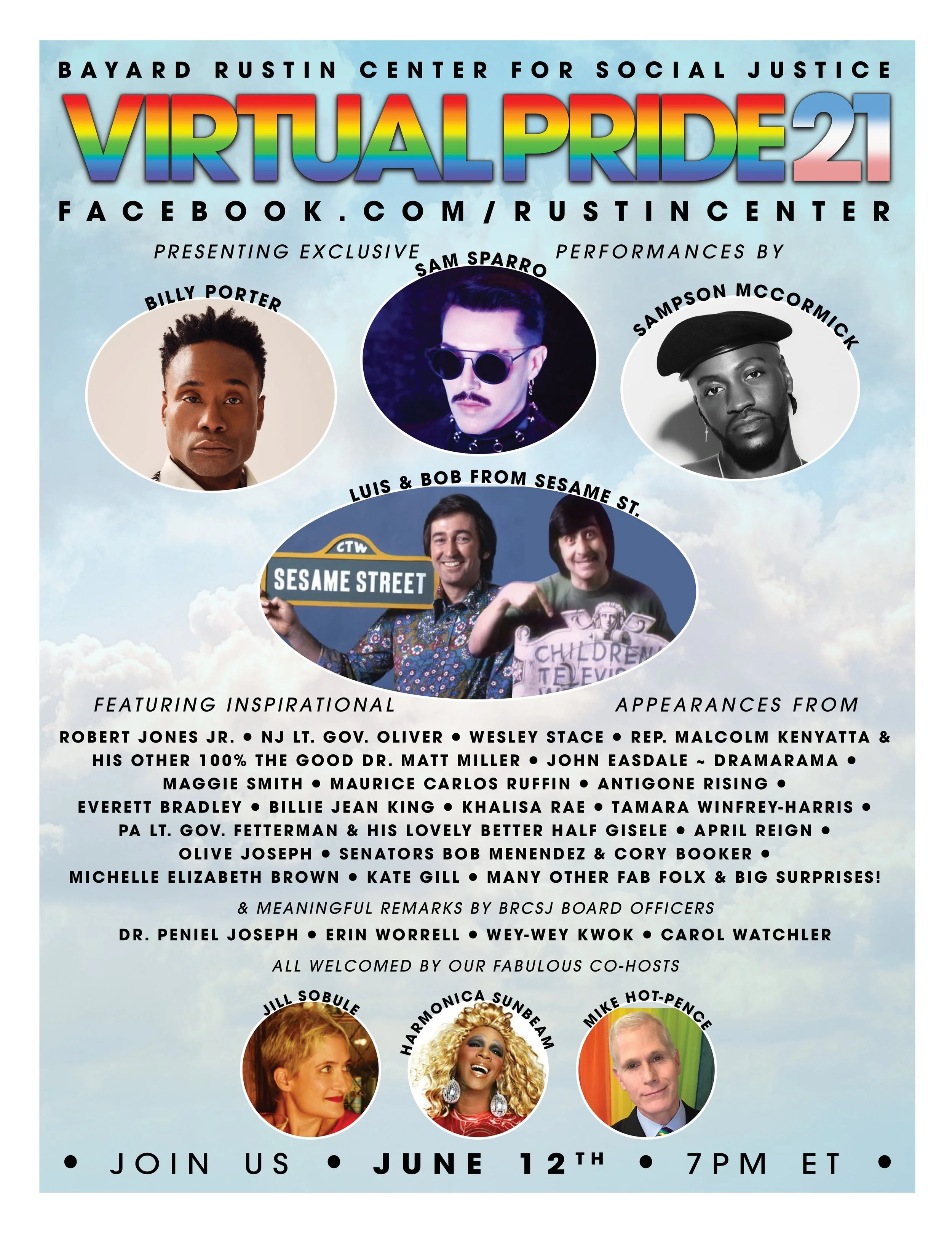 VIRTUAL PRIDE '21 — Bayard Rustin Center for Social Justice — Non ...