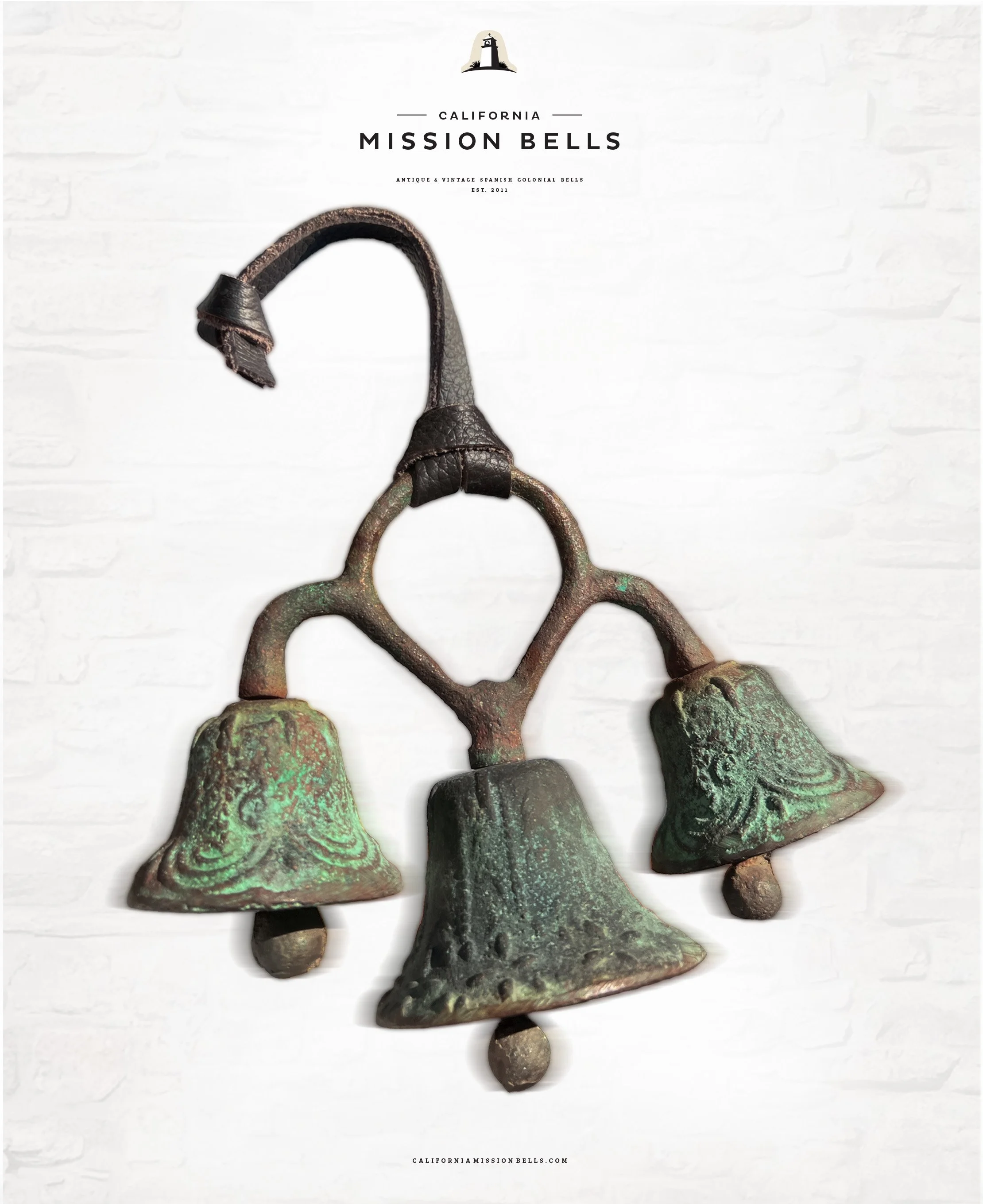 ne-of-a-kind vintage Spanish Colonial bells. Used mission bells for ...