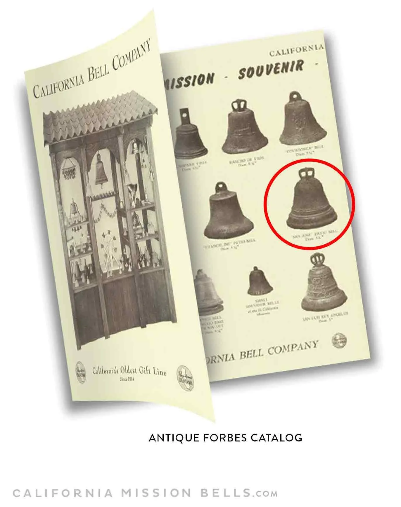 Mission Bells For Sale — California Mission Bells