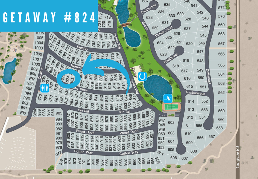 Home 824 — Sky Valley RV Resort | Greater Palm Springs, CA