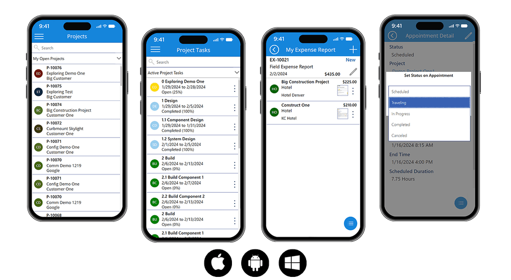 Field Service & Construction Software for Dynamics 365 Business Central ...