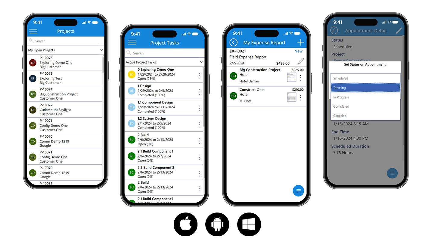 Field Service & Construction Software for Dynamics 365 Business Central ...
