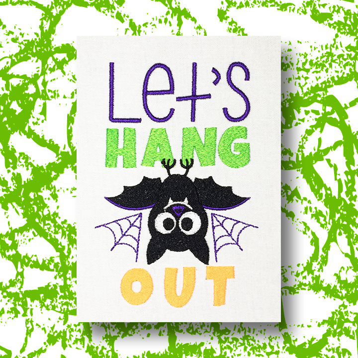Let's Hang Out | Cute Little Bat for Halloween Projects — Blue Bunny Hollow