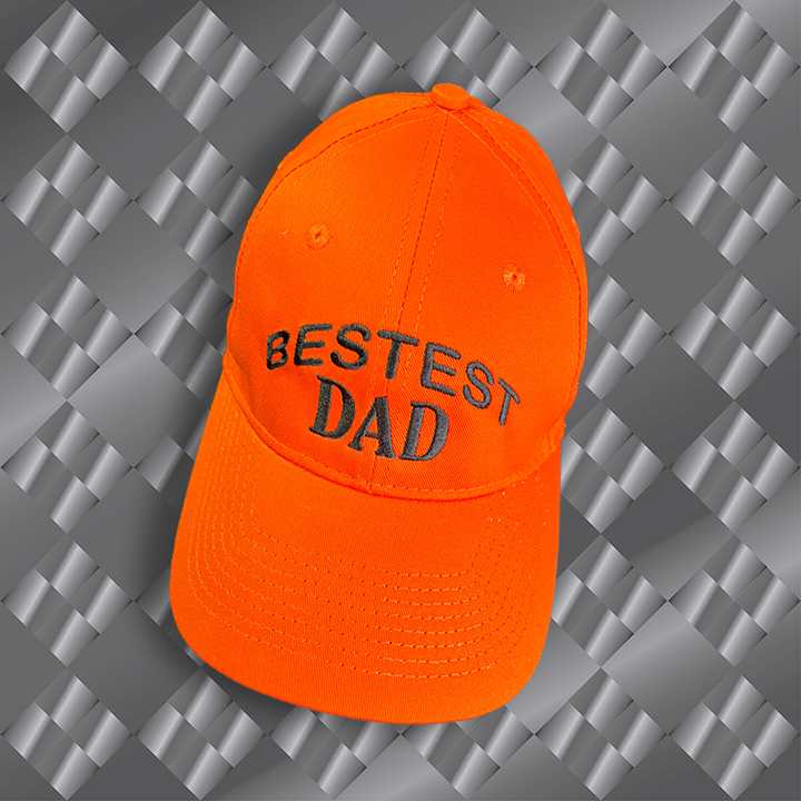 Bestest Dad, digitized for hats — Blue Bunny Hollow
