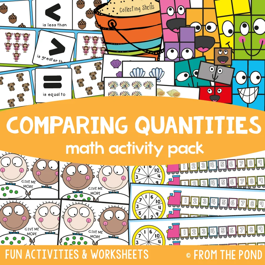 Kindergarten Math Packs — From the Pond