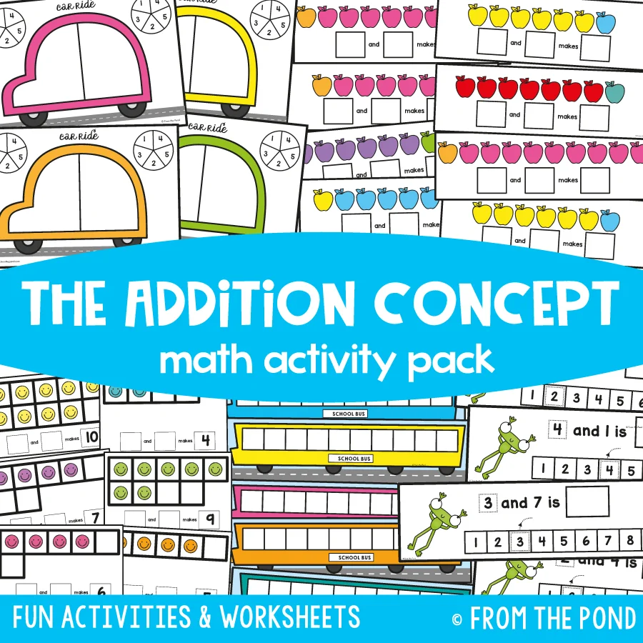 Kindergarten Math Packs — From the Pond