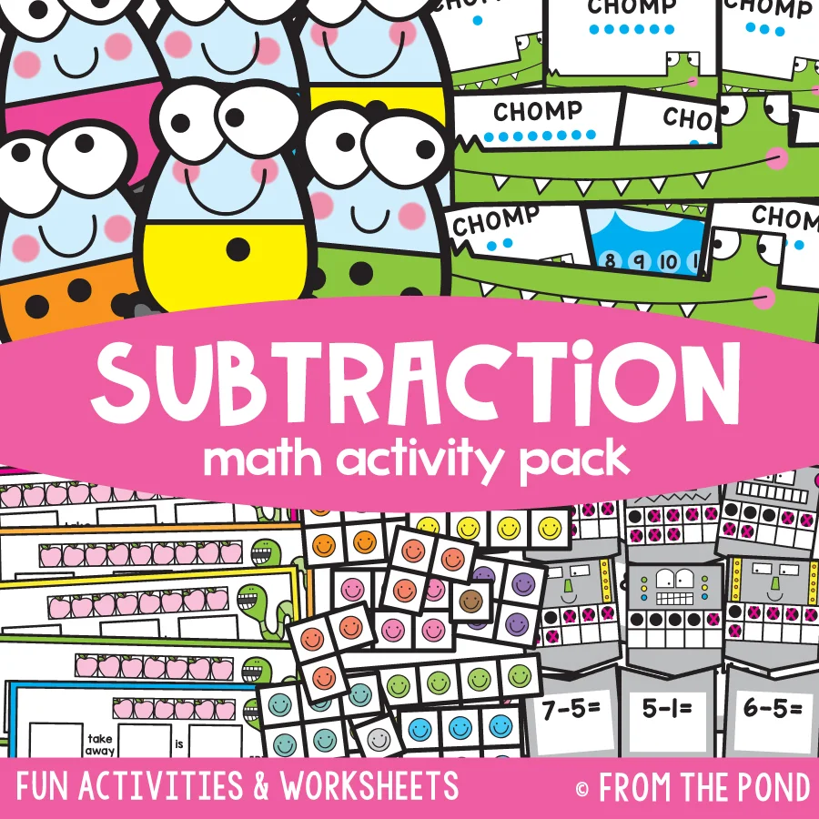 Kindergarten Math Packs — From the Pond