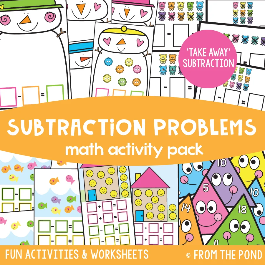 First Grade Math Packs — From the Pond