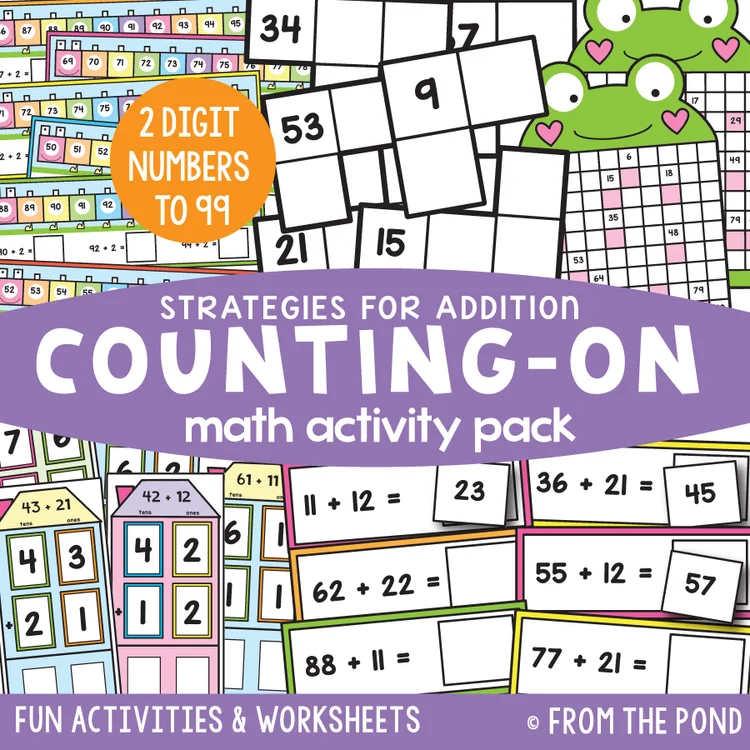 First Grade Math Packs — From the Pond