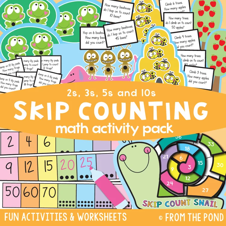 First Grade Math Packs — From the Pond