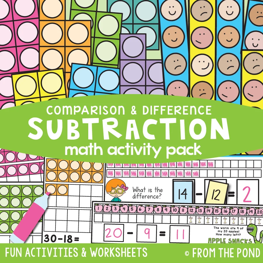 First Grade Math Packs — From the Pond