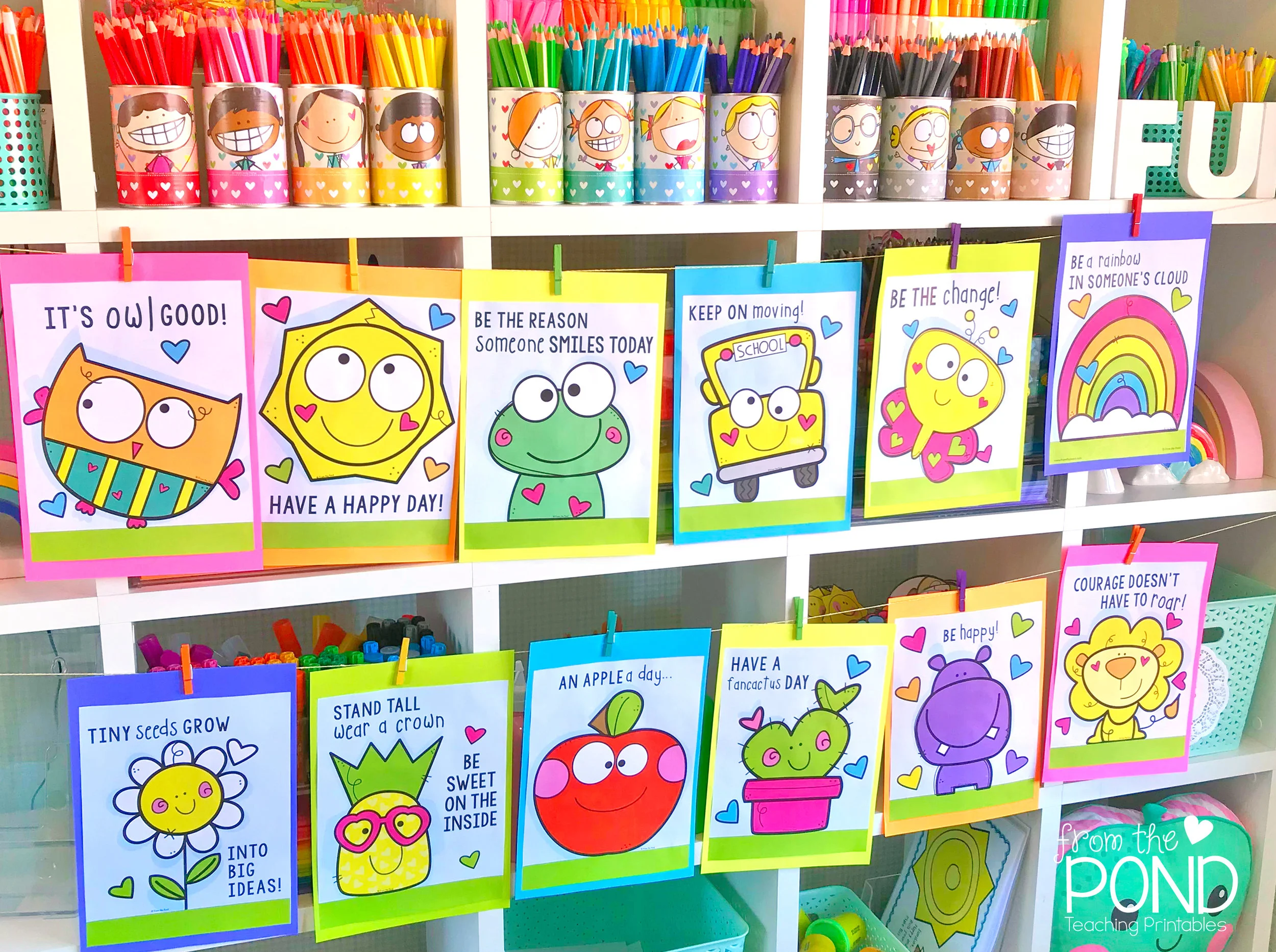 Cute Classroom Posters — From the Pond