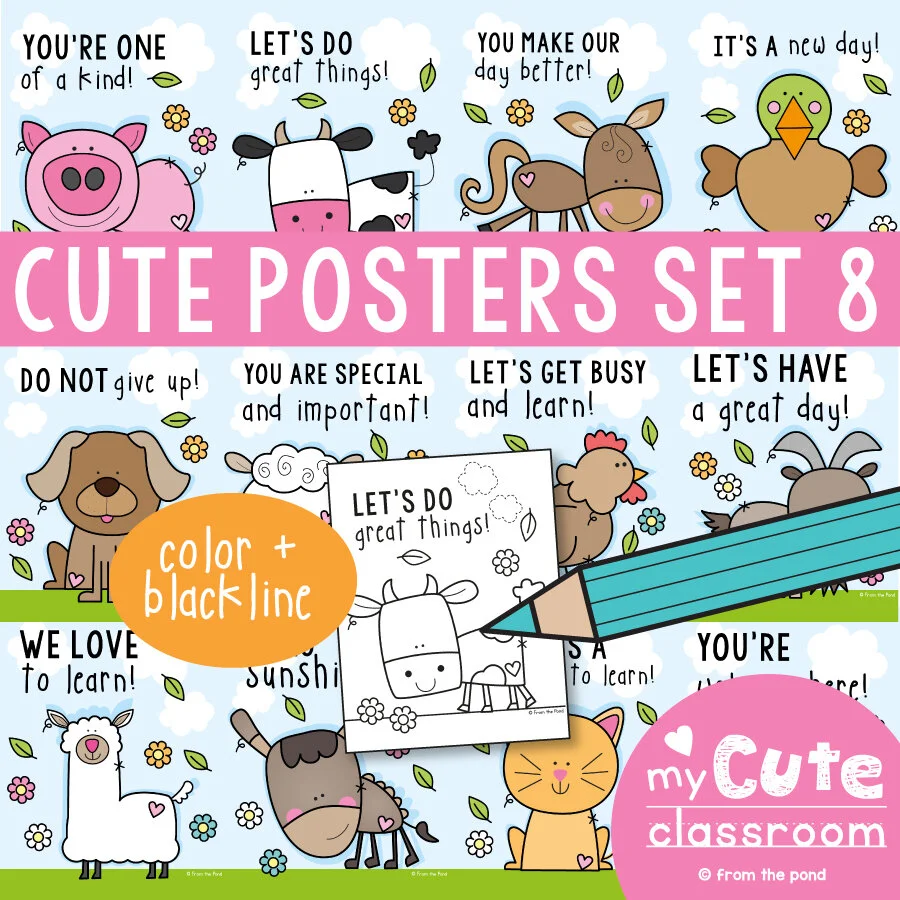 Cute Classroom Posters From The Pond Cute Classroom Posters From The Pond