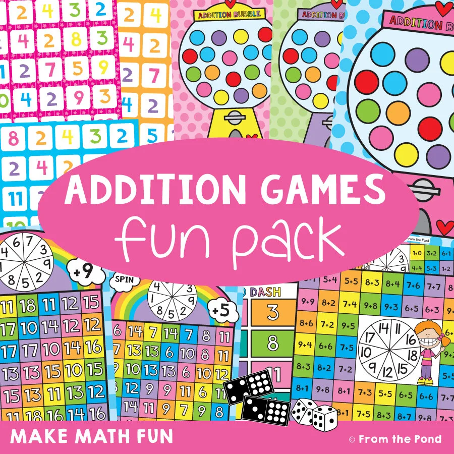 Addition Games And Activities For Kindergarten Math Centers And Groups Addition Games And Activities For Kindergarten Math Centers And Groups