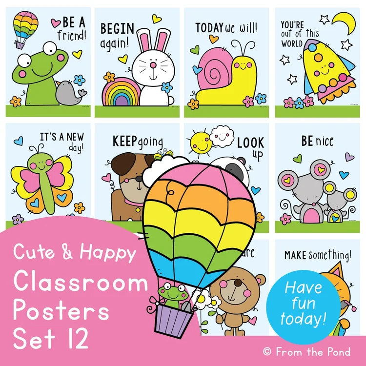 Cute Classroom Posters — From the Pond