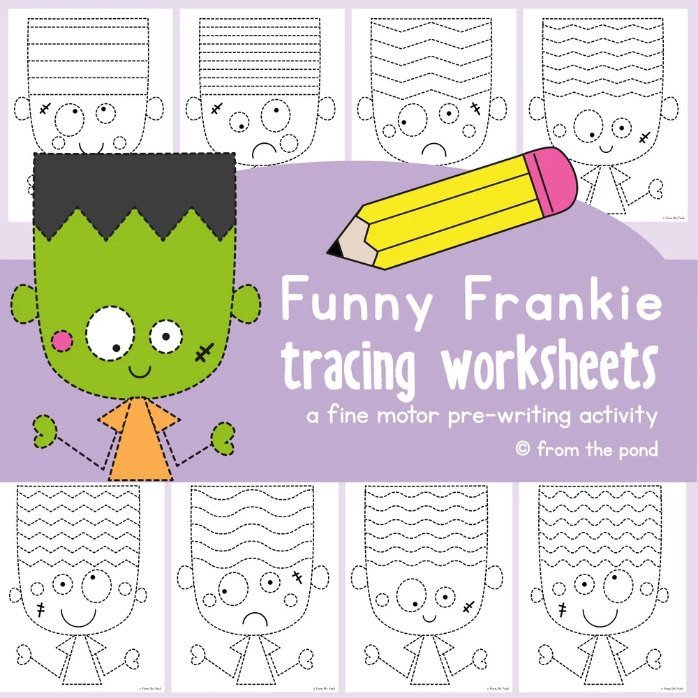 Tracing pages for kindergarten and preschool to help children develop ...