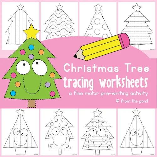 Tracing pages for kindergarten and preschool to help children develop ...