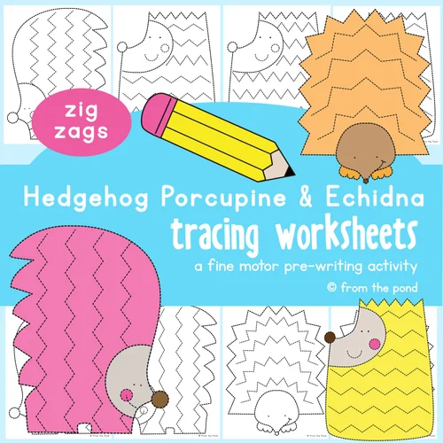 Tracing pages for kindergarten and preschool to help children develop ...
