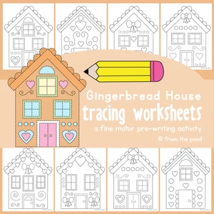 Tracing pages for kindergarten and preschool to help children develop ...