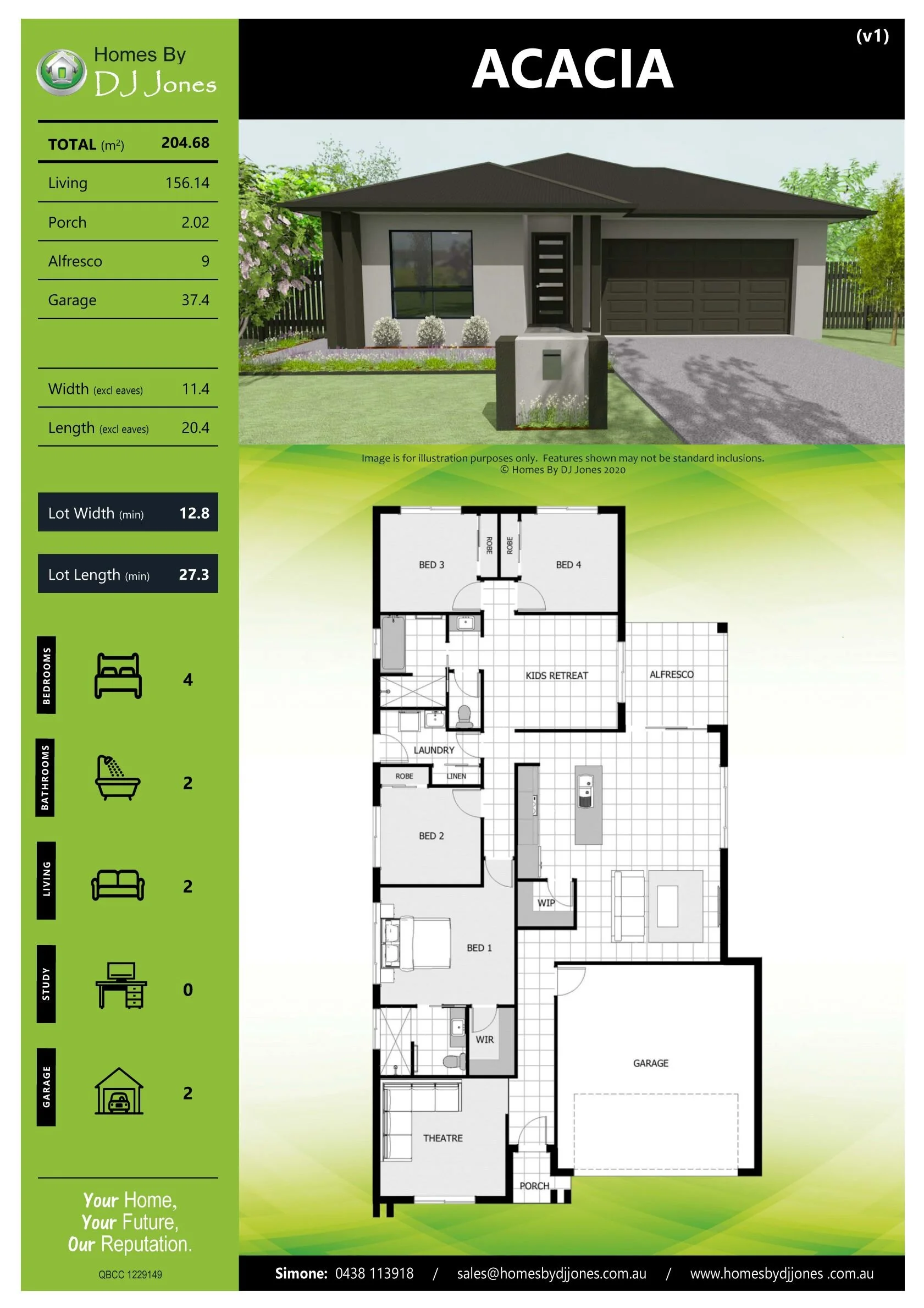 ACACIA — Homes by DJ Jones | Custom New Home Builders Townsville