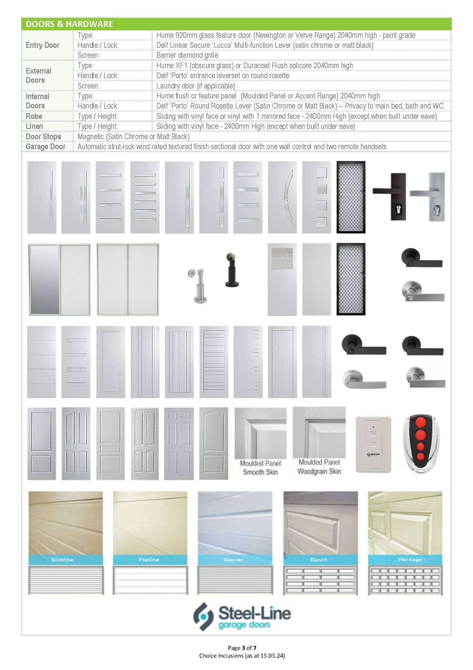 Standard Choice Inclusions — Homes by DJ Jones | Custom New Home ...