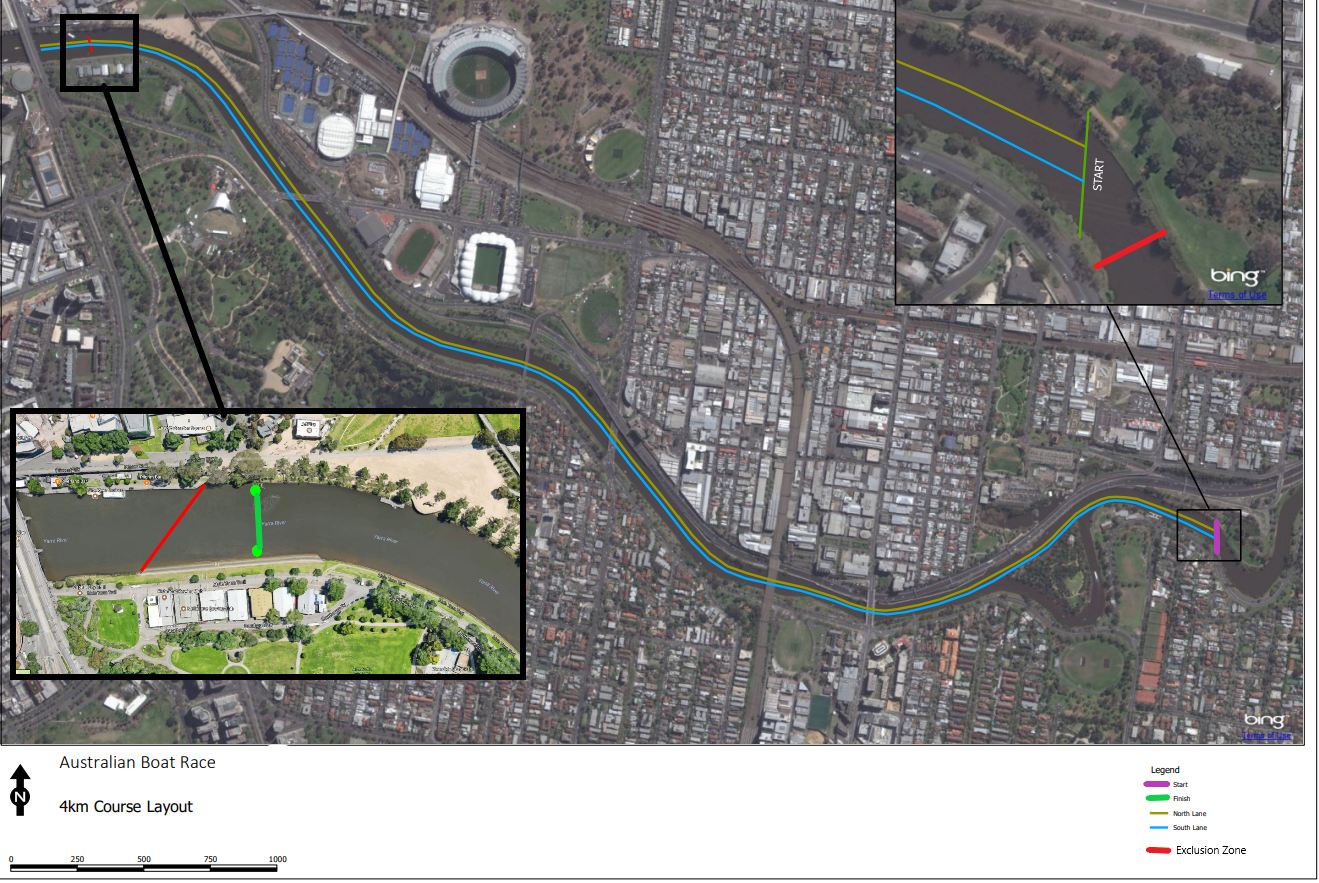 The Course — Australian Boat Race
