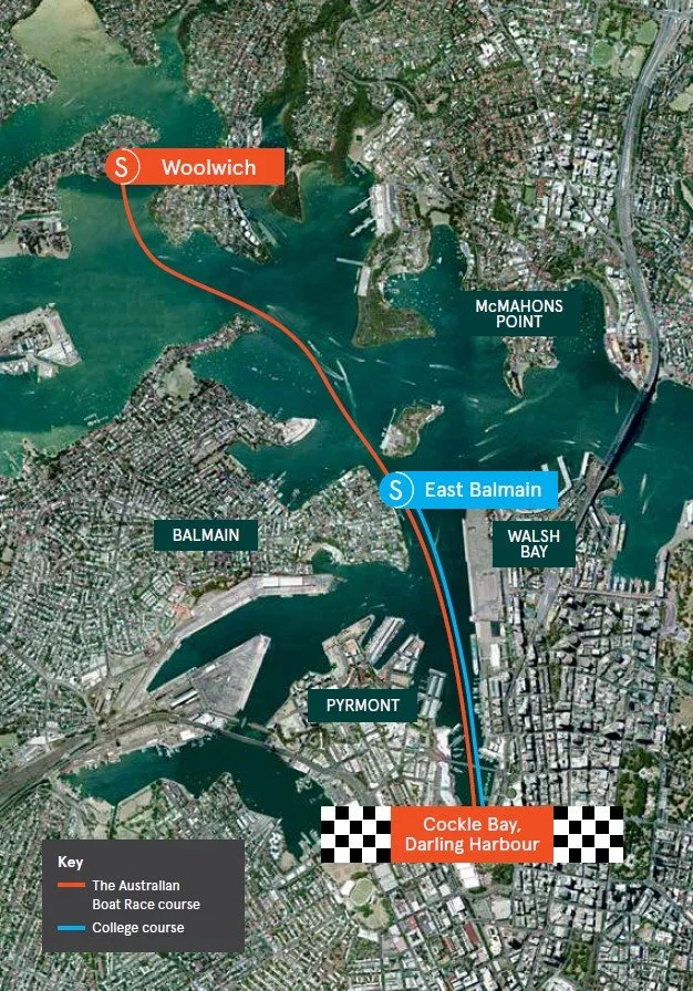 The Course — Australian Boat Race