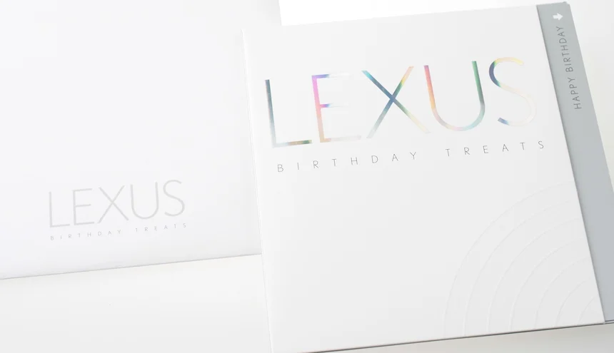 LEXUS Birthday Treats Card - The Art of Gravel Pattern — Trusted ...