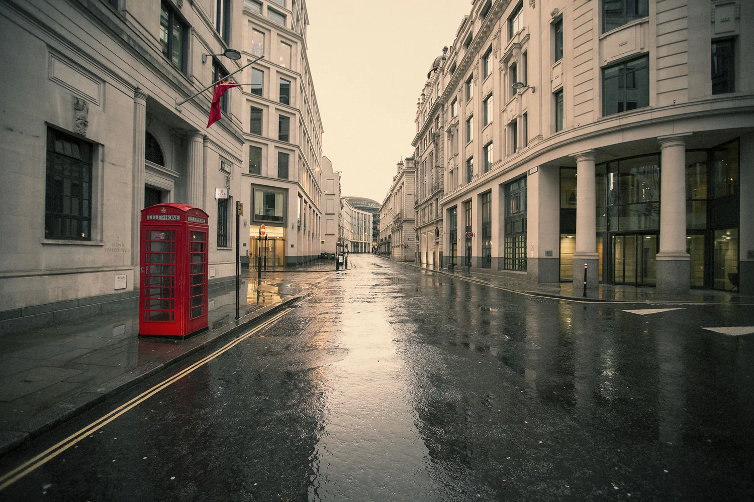 Empty London Street