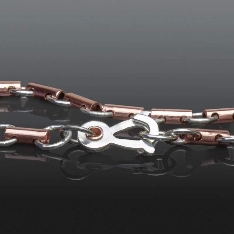 Tube Link Chain and Sister Clasp — Korte Jewelry Designs