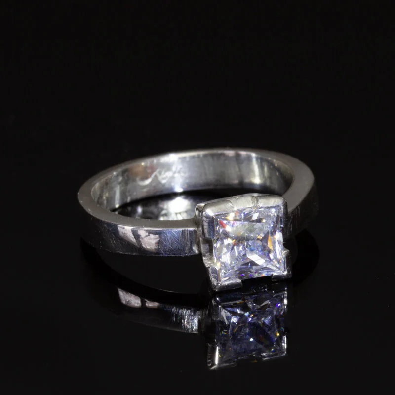 Square Stone Ring — Korte Jewelry Designs