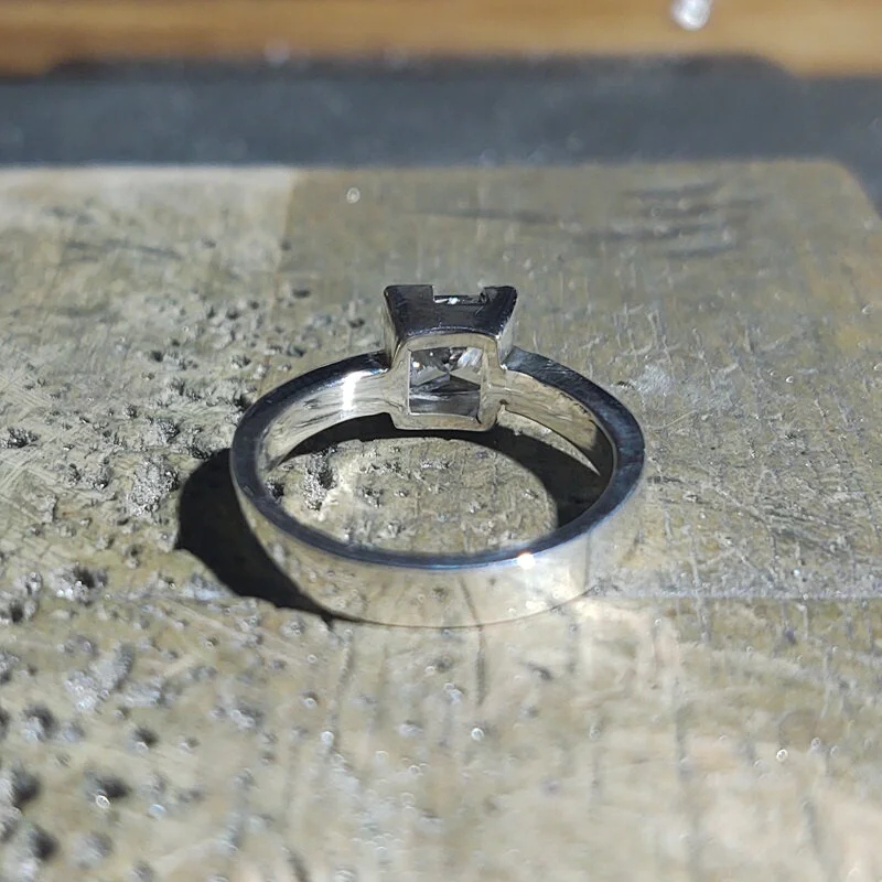 Square Stone Ring — Korte Jewelry Designs