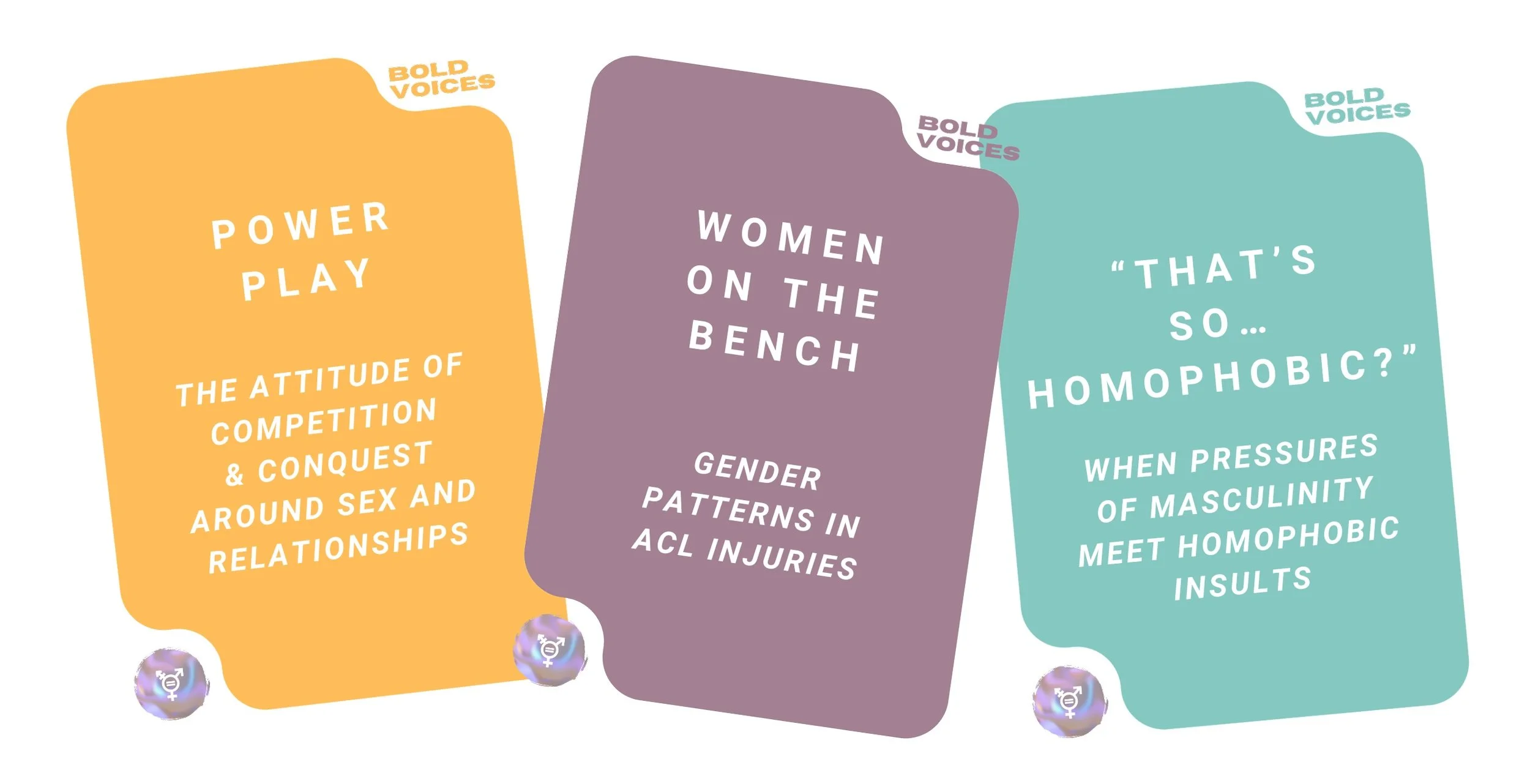Example Project: 16 Conversation Cards — Bold Voices