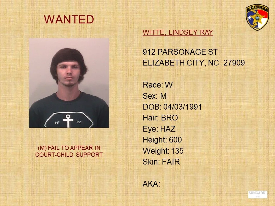 MostWanted — Pasquotank County North Carolina