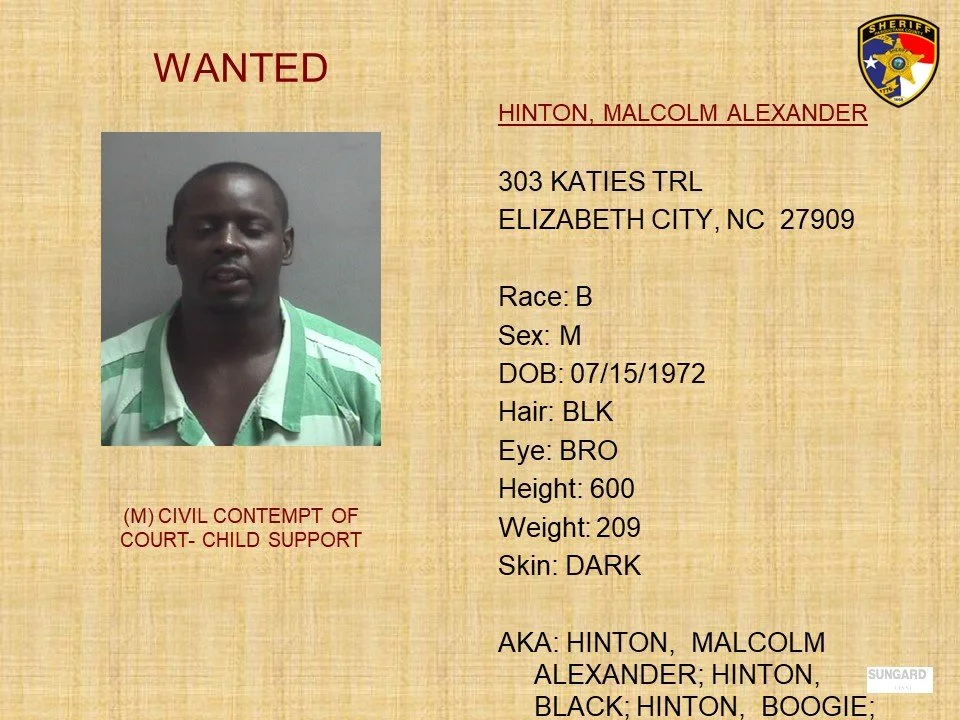 MostWanted — Pasquotank County North Carolina