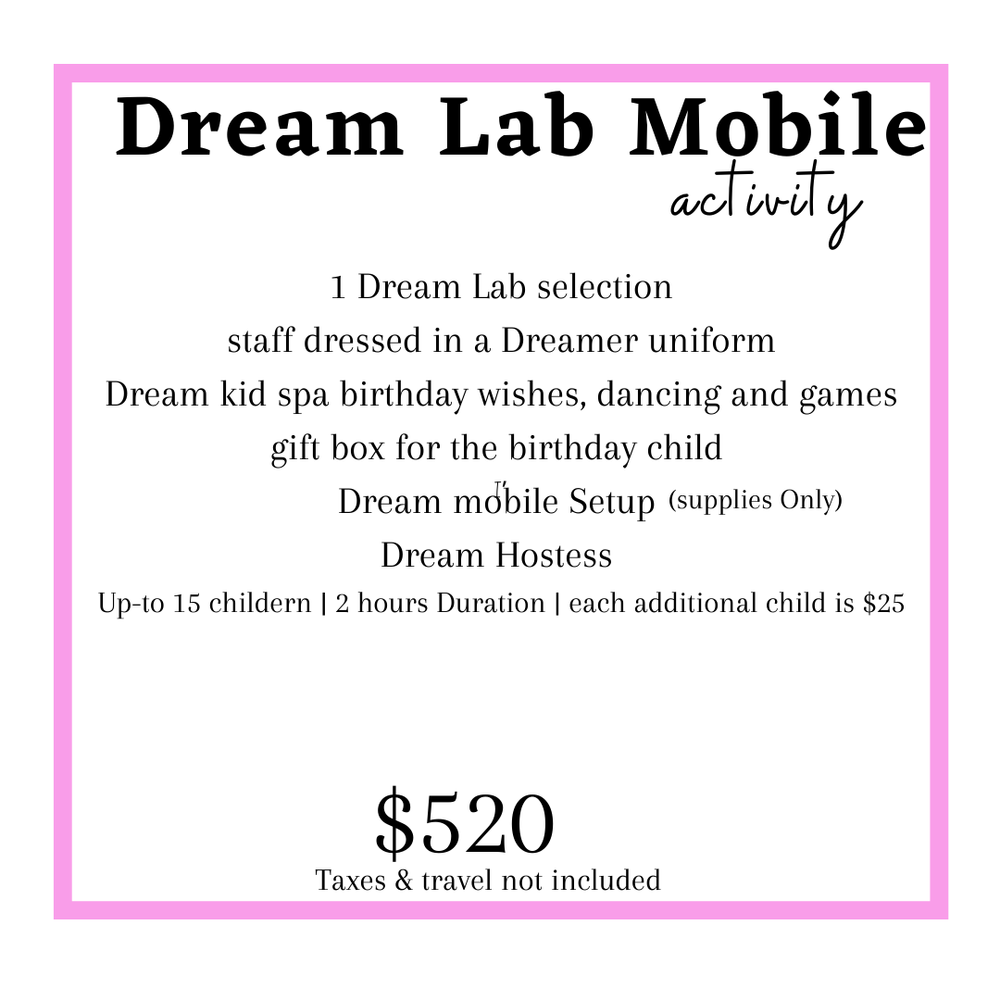 Mobile Kids Spa — Dream Kid Spa