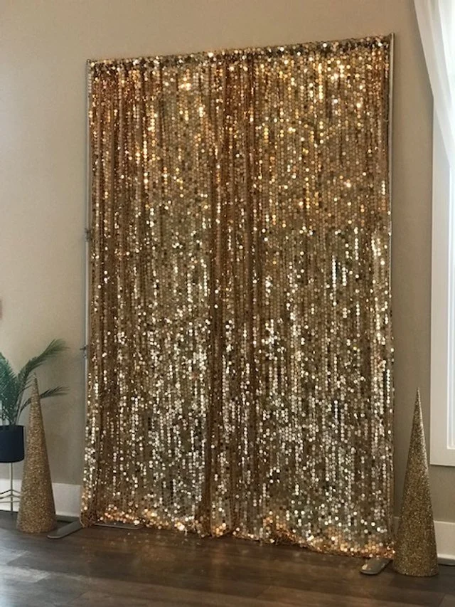 Gold Sequin Backdrop