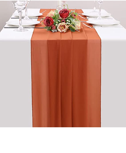 Burnt Orange Tables