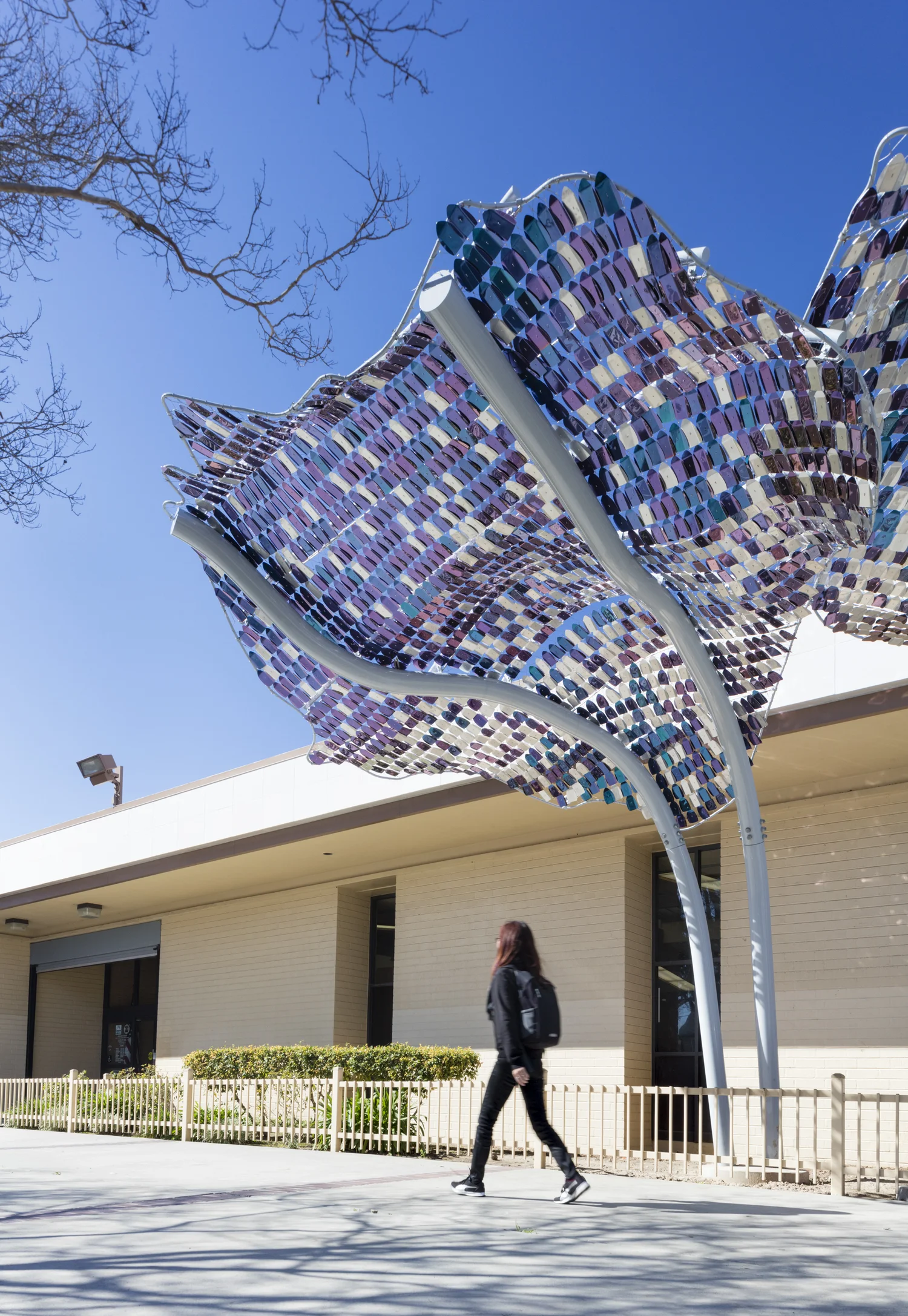 Woodcrest Library Canopy and Mural — SWIFT LEE OFFICE