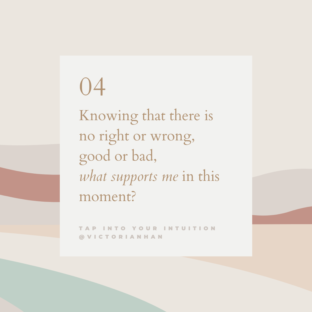Questions to ask yourself and tap into your intuition — Victoria Nhan